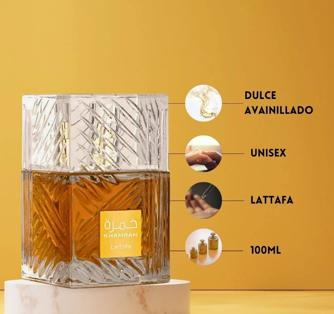 Khamrah Eau De Parfum 100ml Lattafa Luxury – Maysaa Fragrances